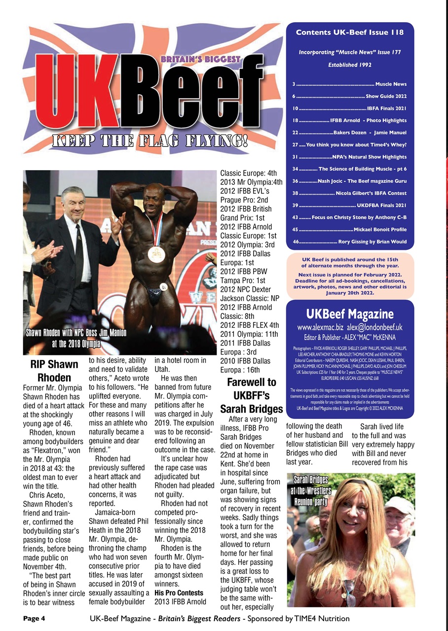 UK Beef Magazine - Issue 118 Back Issue