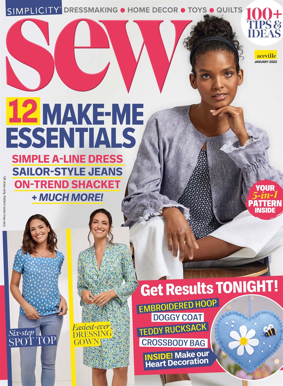 Sew Magazine - Jan-22 Back Issue