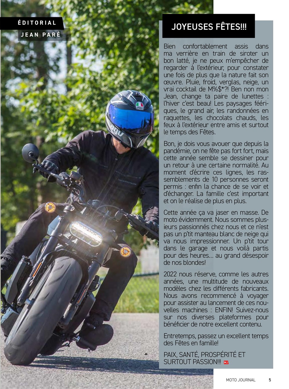 Moto Journal Magazine - Vol. 50 No. 8 Back Issue