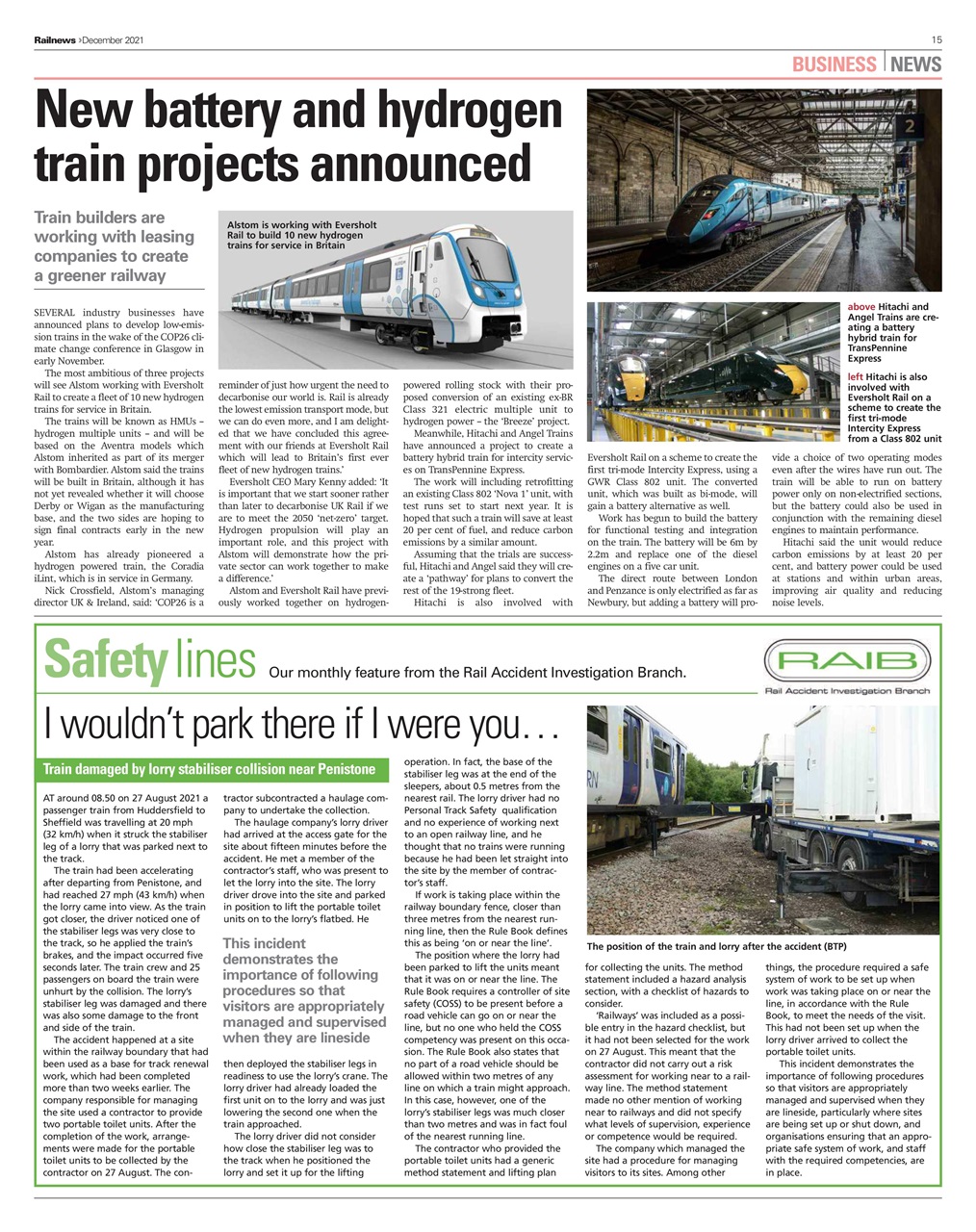 Railnews Magazine - December 2021 Back Issue