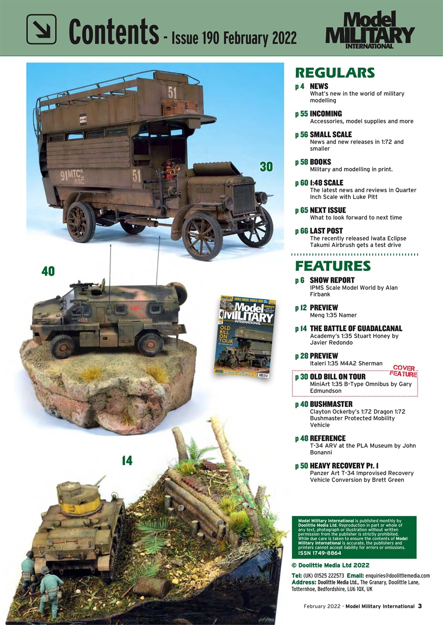 Military Modelling International Magazine - 190 Back Issue