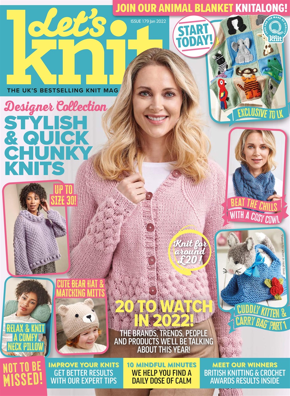 Let's Knit Magazine - Jan-22 Back Issue