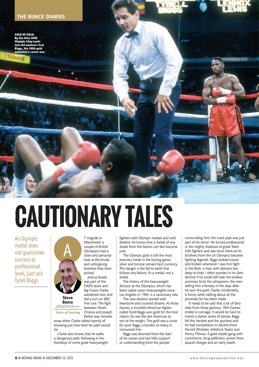 Boxing News Magazine - December 23 2021 Back Issue