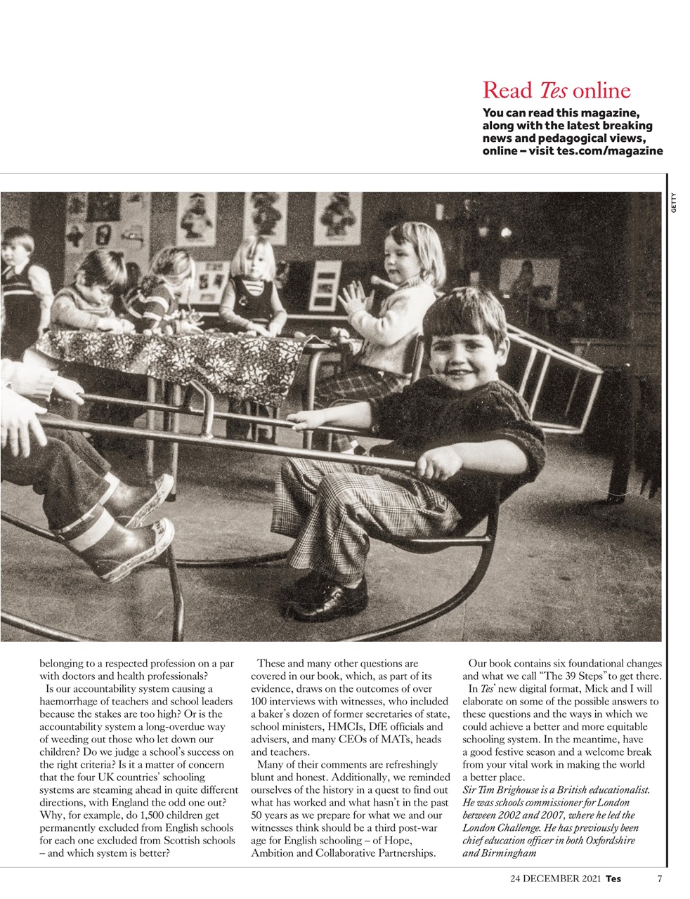 TES Magazine Subscriptions and 31 Dec 2021 Issue