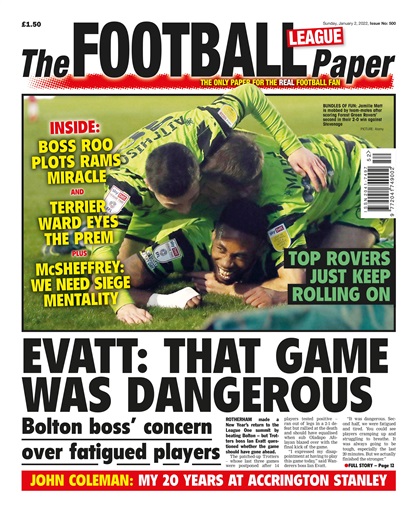 The Football League Paper Magazine - 2 Jan 2022 Back Issue