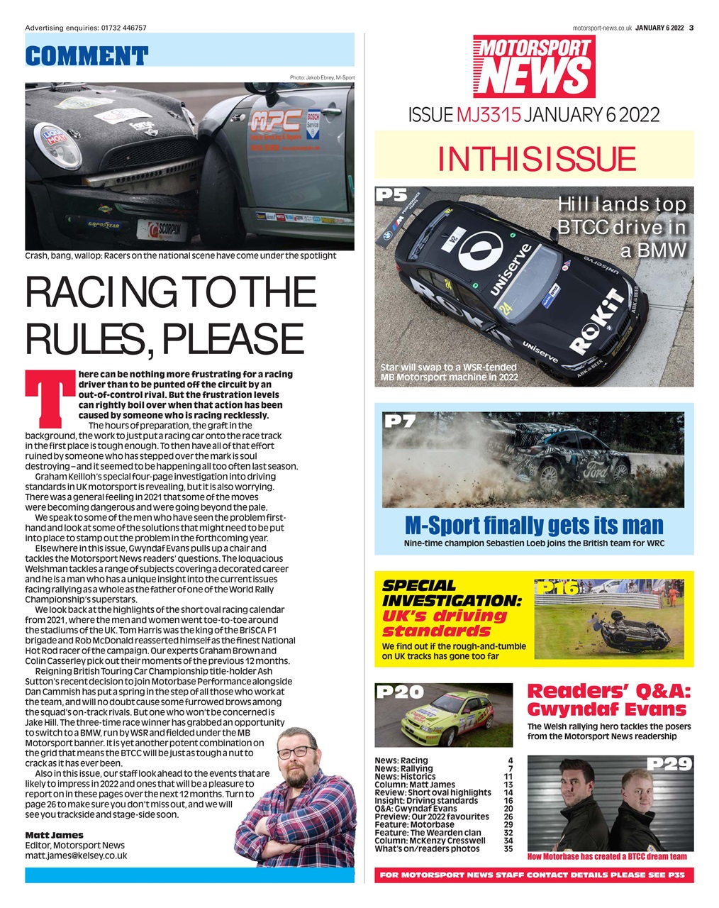 Motorsport News Magazine - 06-Jan-22 Back Issue