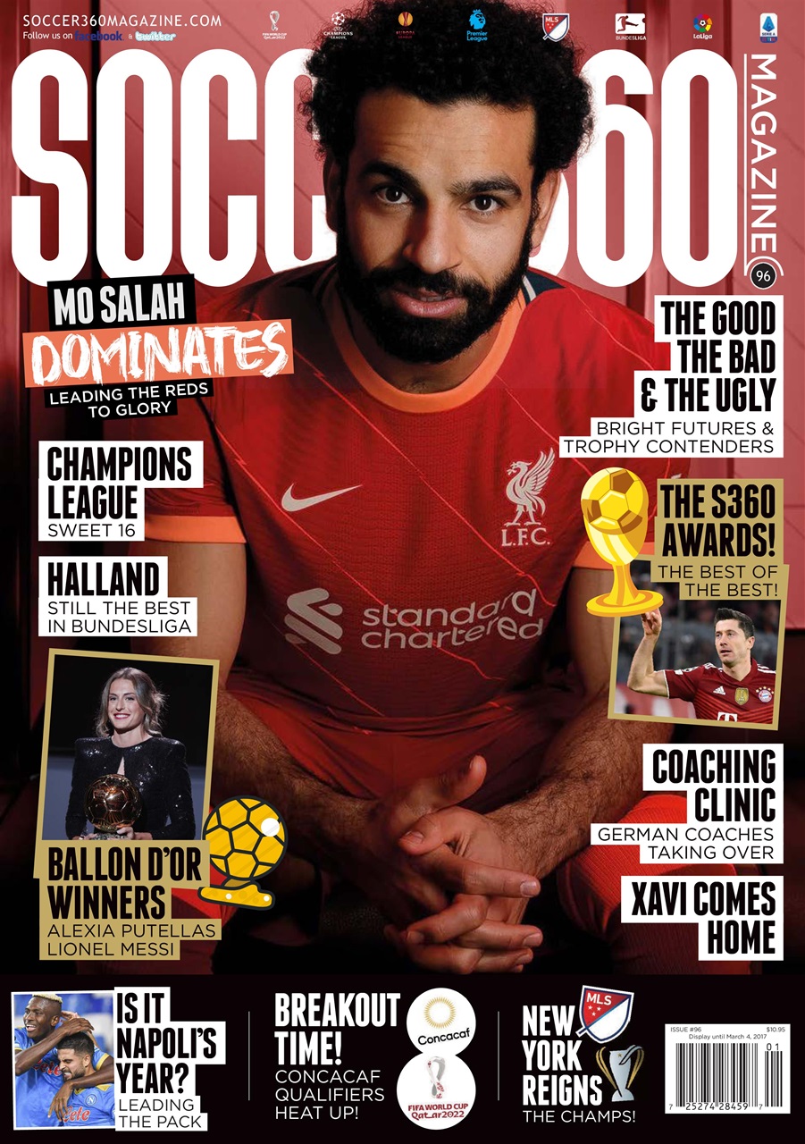 Soccer 360 Magazine - Issue 96 Jan / Feb 2022 Back Issue
