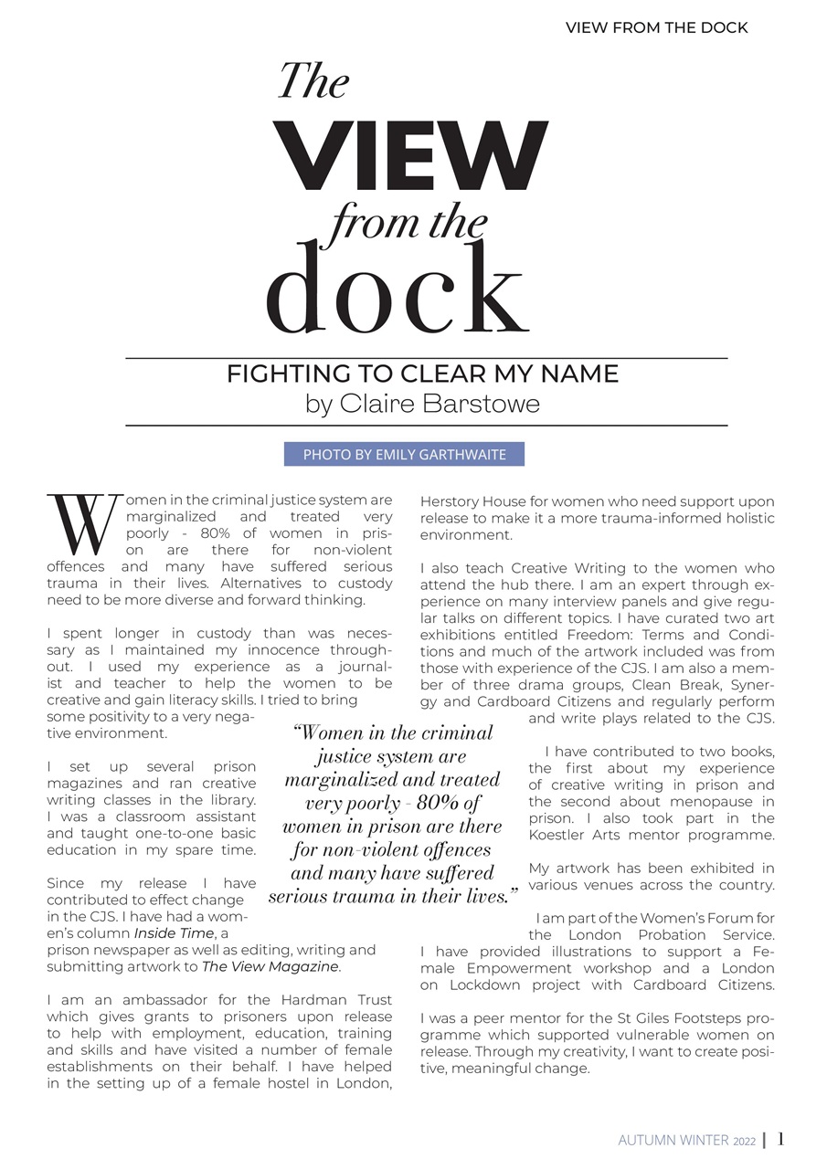 The View Magazine - Aut Win 2022 Back Issue