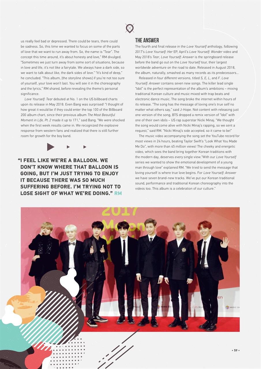 Music Magazine - Ultimate BTS Fanbook Third Edition Back Issue