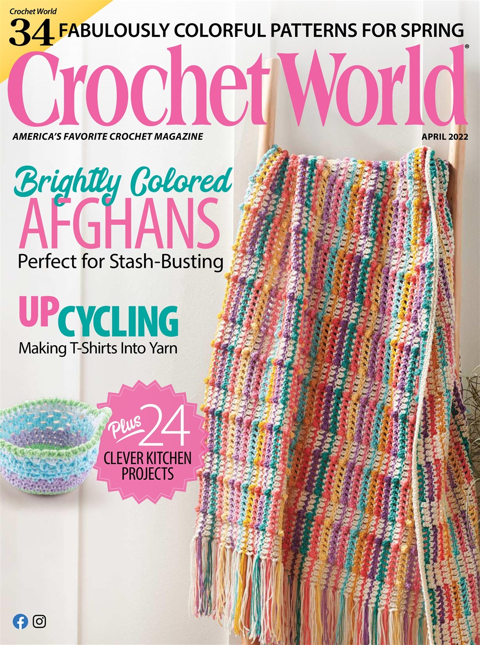 Crochet World Magazine - April 2022 Back Issue