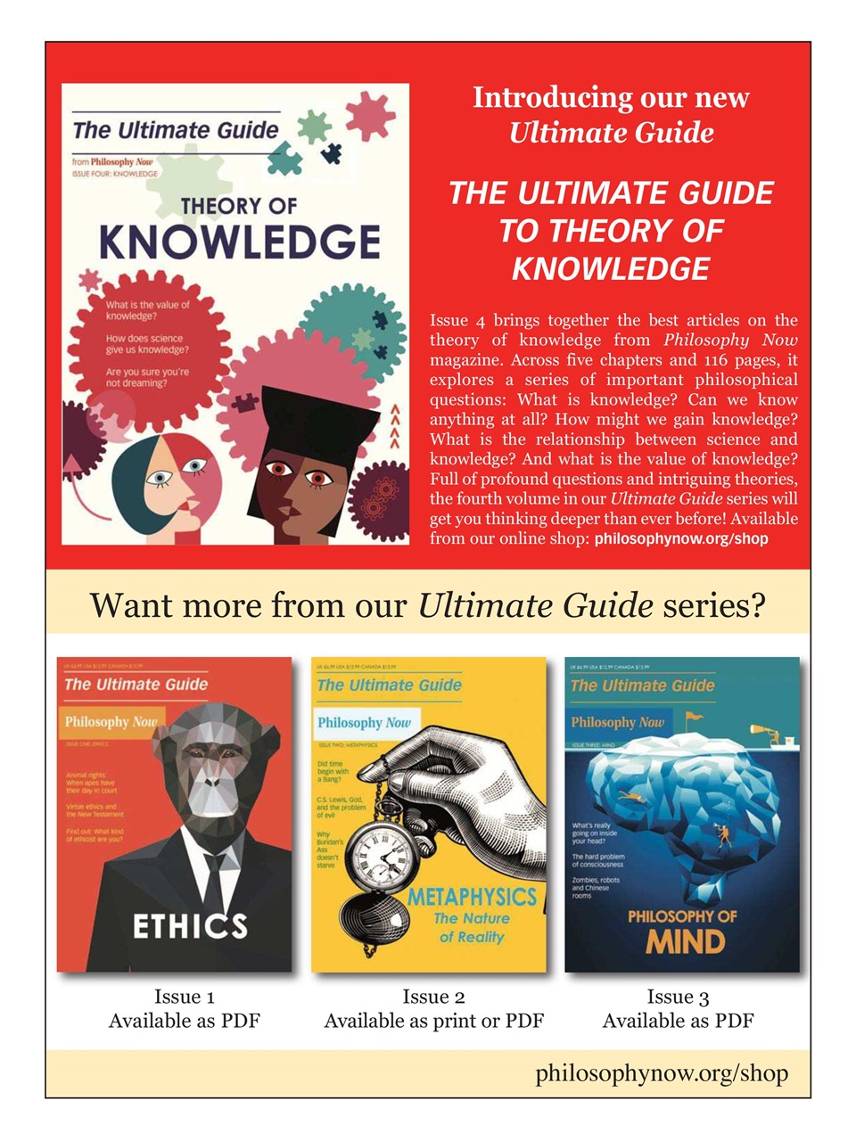 Philosophy Now Magazine - OctNov 2021 Back Issue