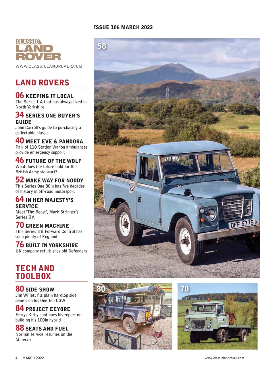 Classic Land Rover Magazine - March 2022 Back Issue