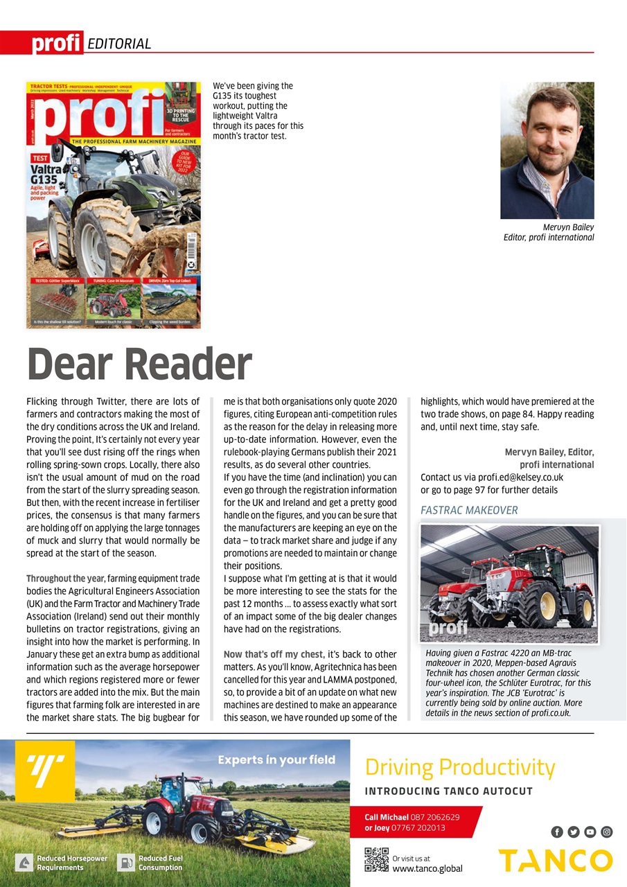 Profi International Magazine - Mar-22 Back Issue