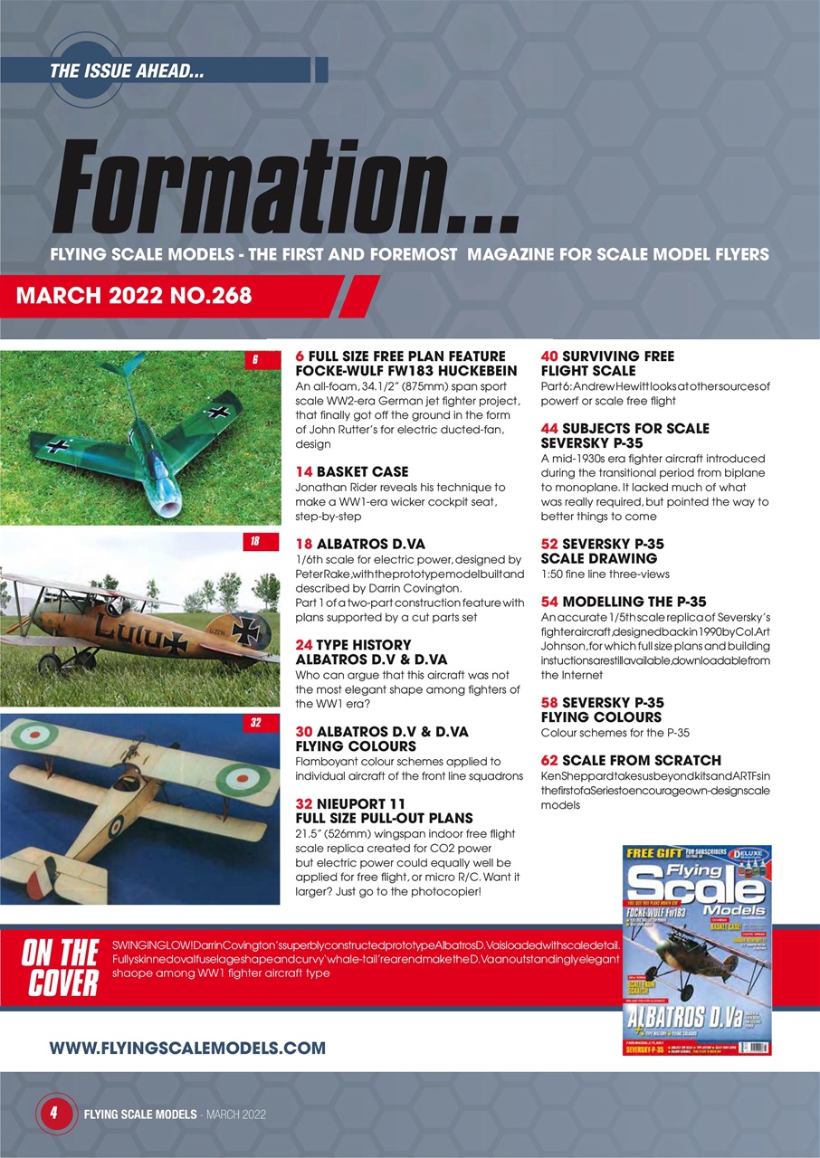 Flying Scale Models Magazine - March 22 Back Issue