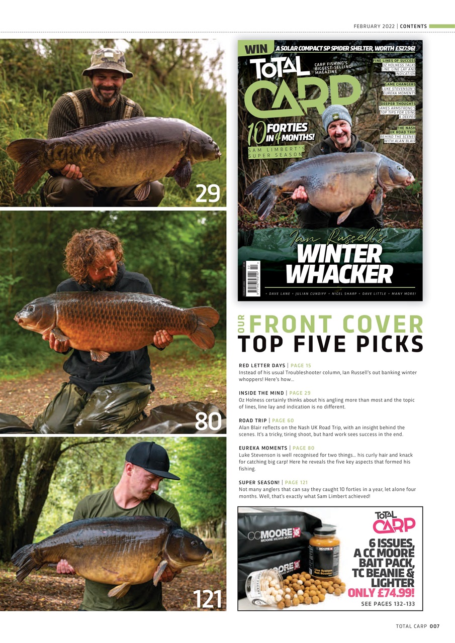 Total Carp Magazine - February 2022 Back Issue