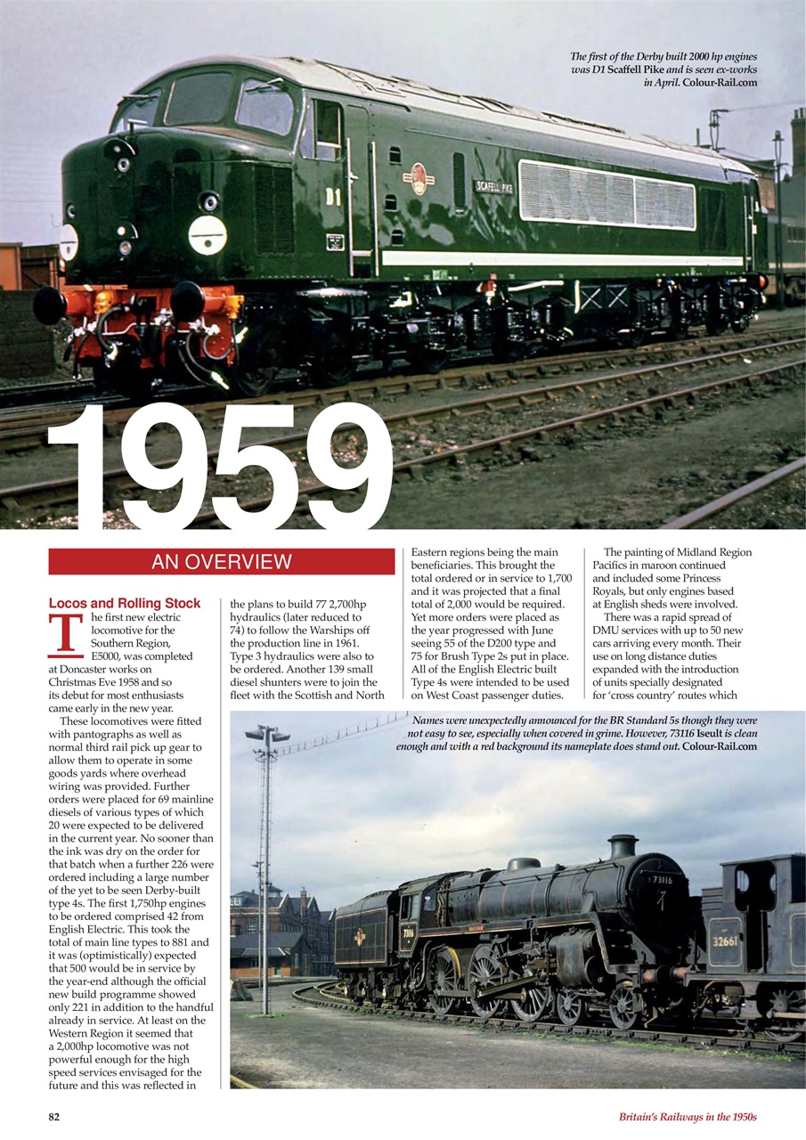 Modern Railways Magazine - Britain's Railways in the 1950s Special Issue