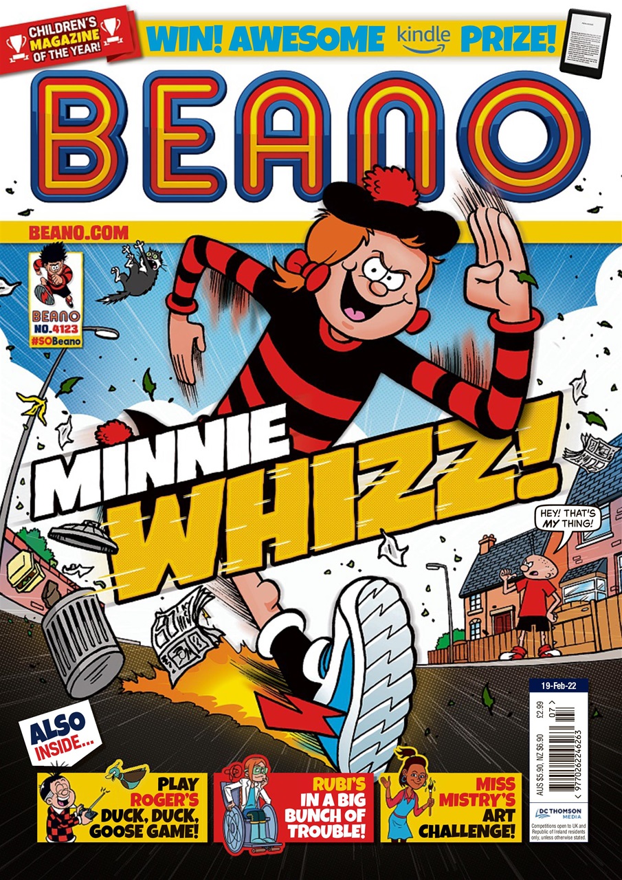 Beano Magazine - 19/02/2022 Back Issue