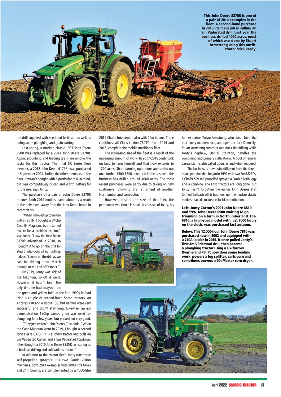 Classic Tractor Magazine - April 2022 Subscriptions | Pocketmags