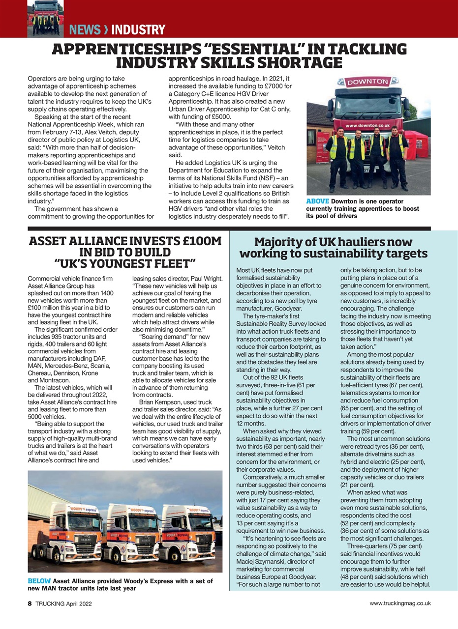 Trucking Magazine - Apr-22 Subscriptions | Pocketmags