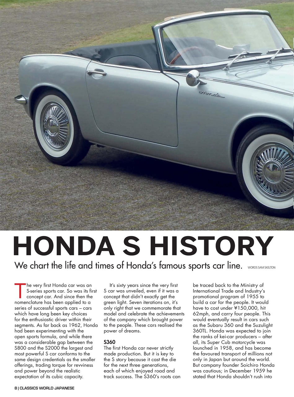 Classics World Japanese Magazine - Honda S2000 Subscriptions | Pocketmags