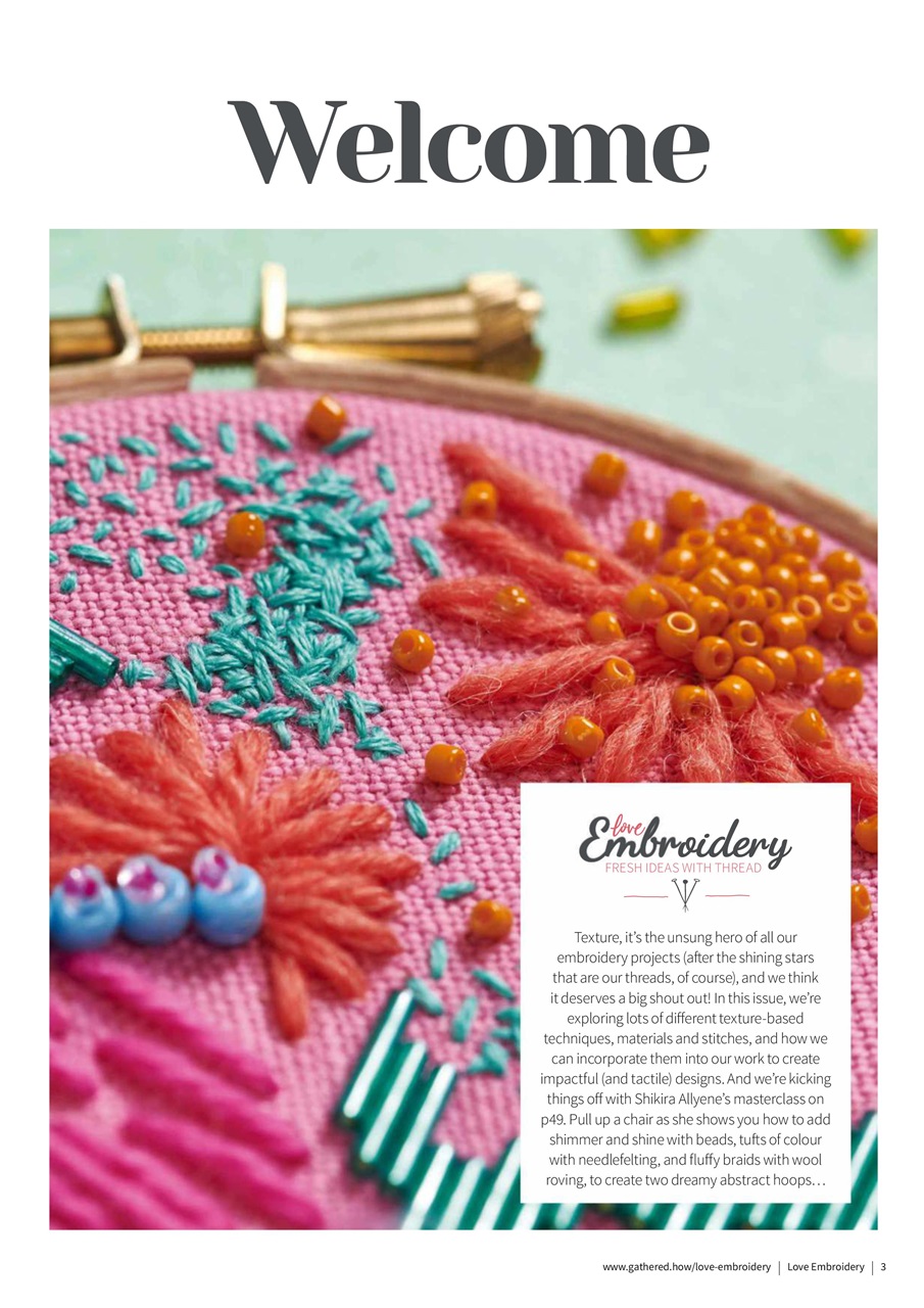 Love Embroidery Magazine - Issue 24 Subscriptions | Pocketmags