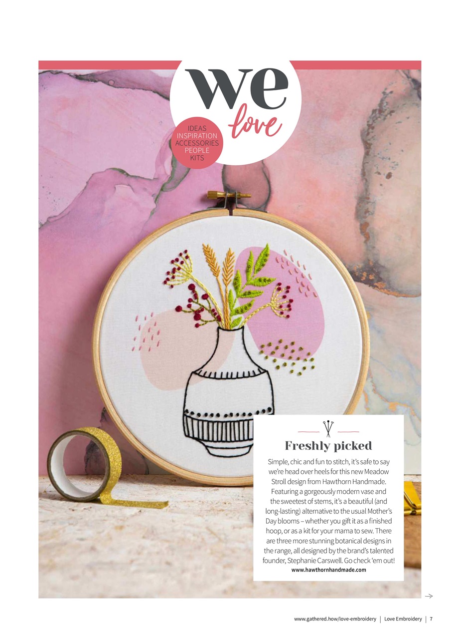 Love Embroidery Magazine - Issue 24 Subscriptions | Pocketmags