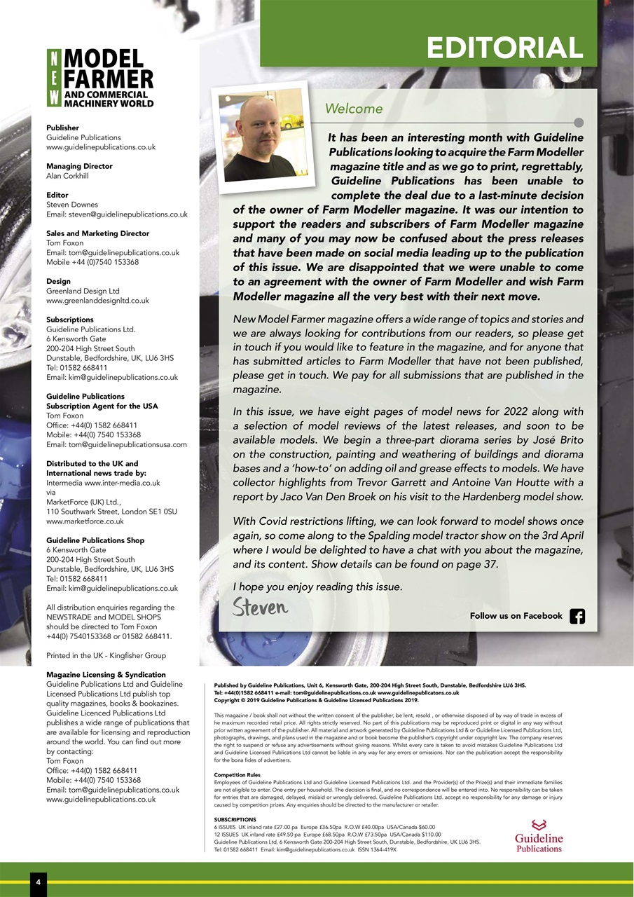 Model Farmer Magazine - Issue 7 Back Issue