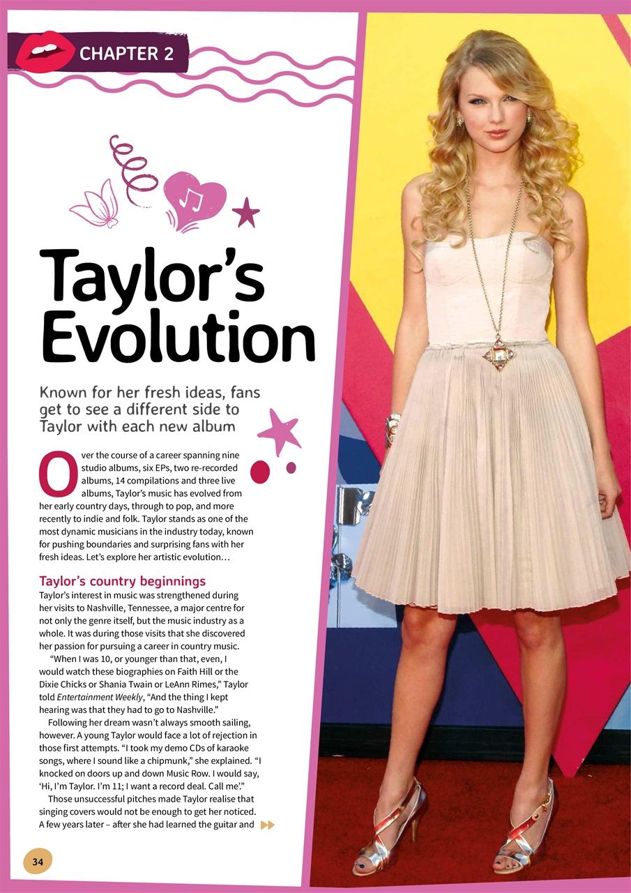 Music Magazine - The Story of Taylor Swift First Edition Back Issue