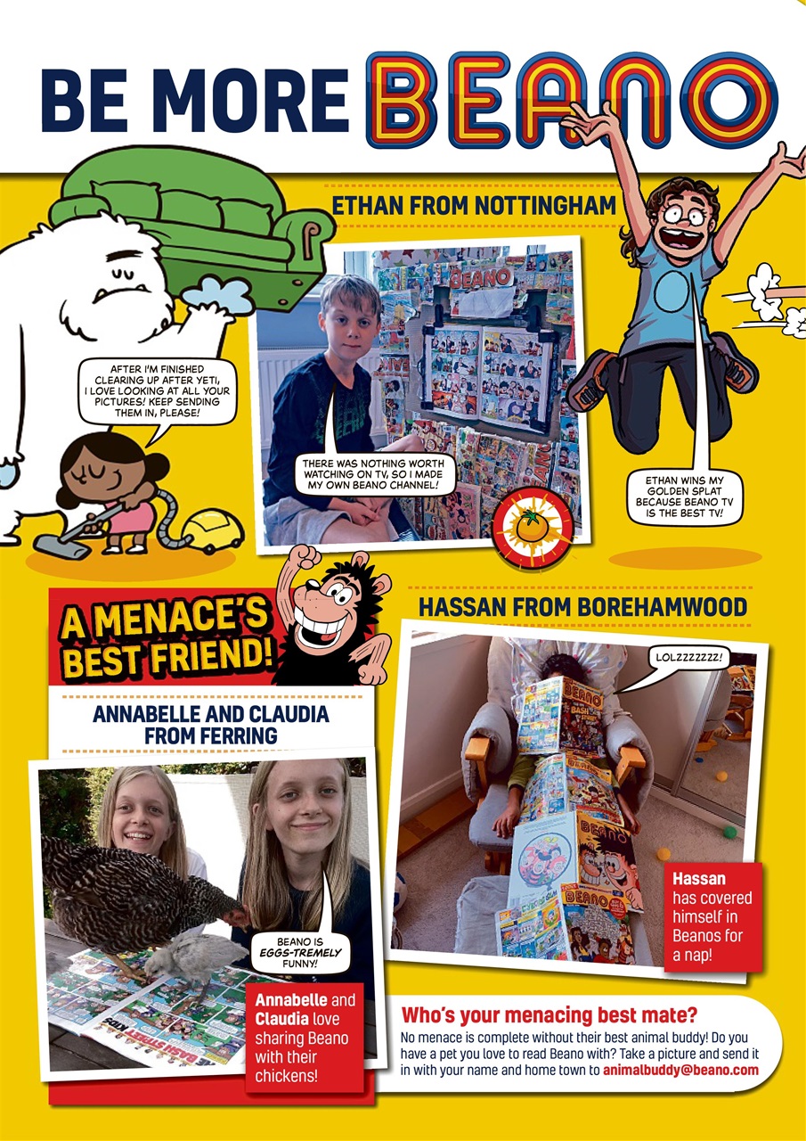 Beano Magazine - 26/02/2022 Back Issue