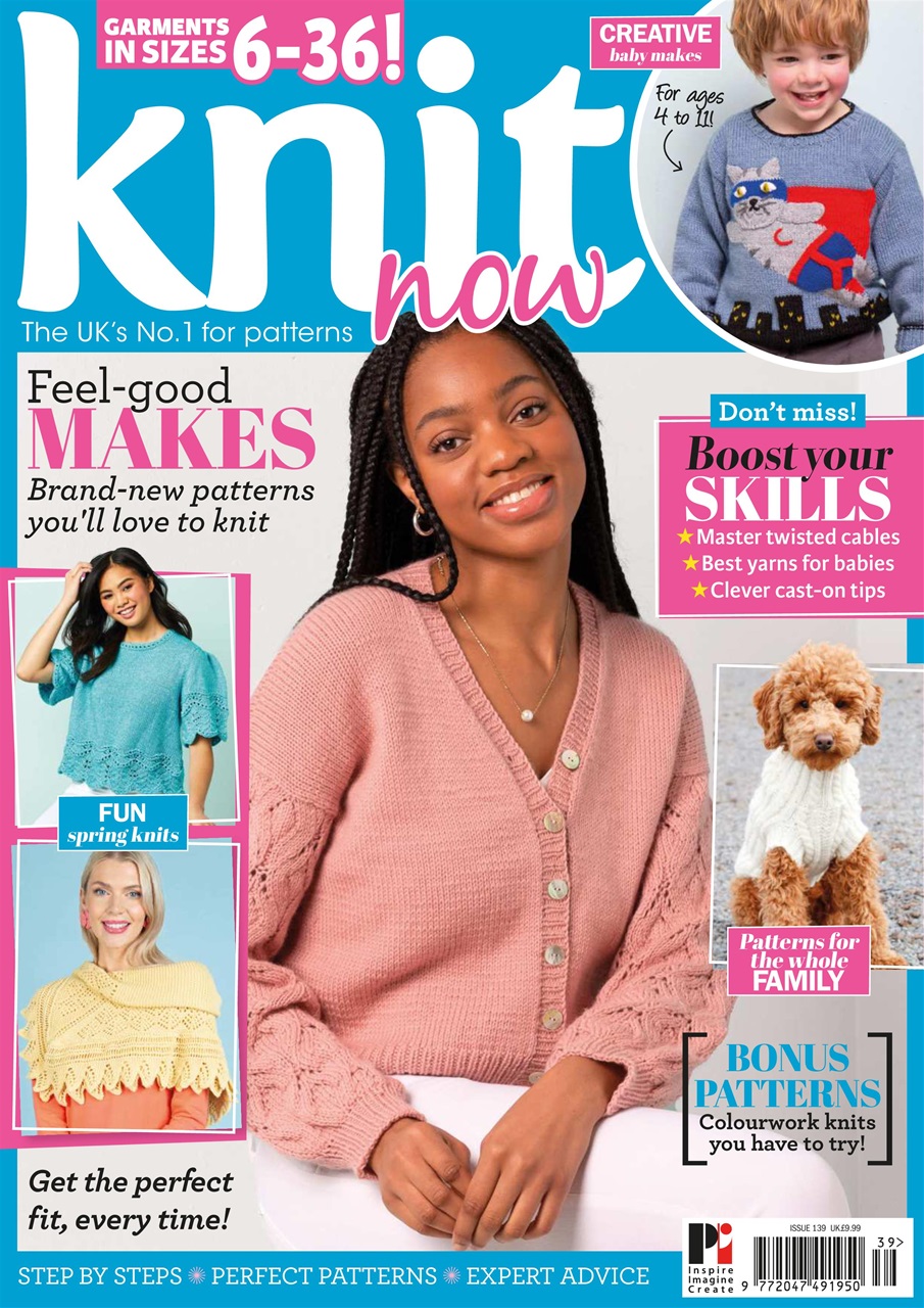 Knit Now Magazine - Issue 139 Subscriptions | Pocketmags
