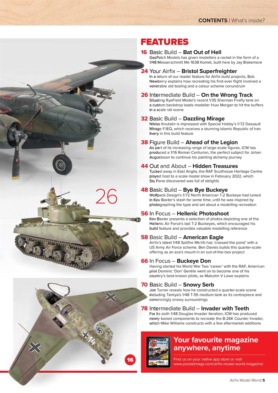 Airfix Model World Magazine - April 2022 Subscriptions | Pocketmags