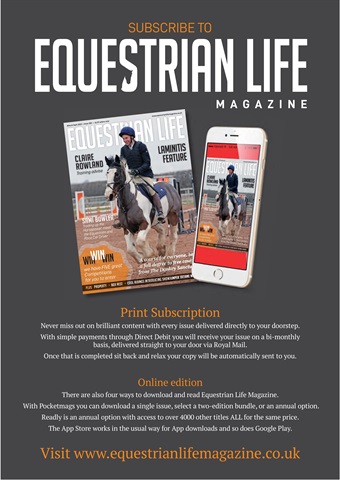 Equestrian Life Magazine - Mar/Apr 2022 Subscriptions | Pocketmags