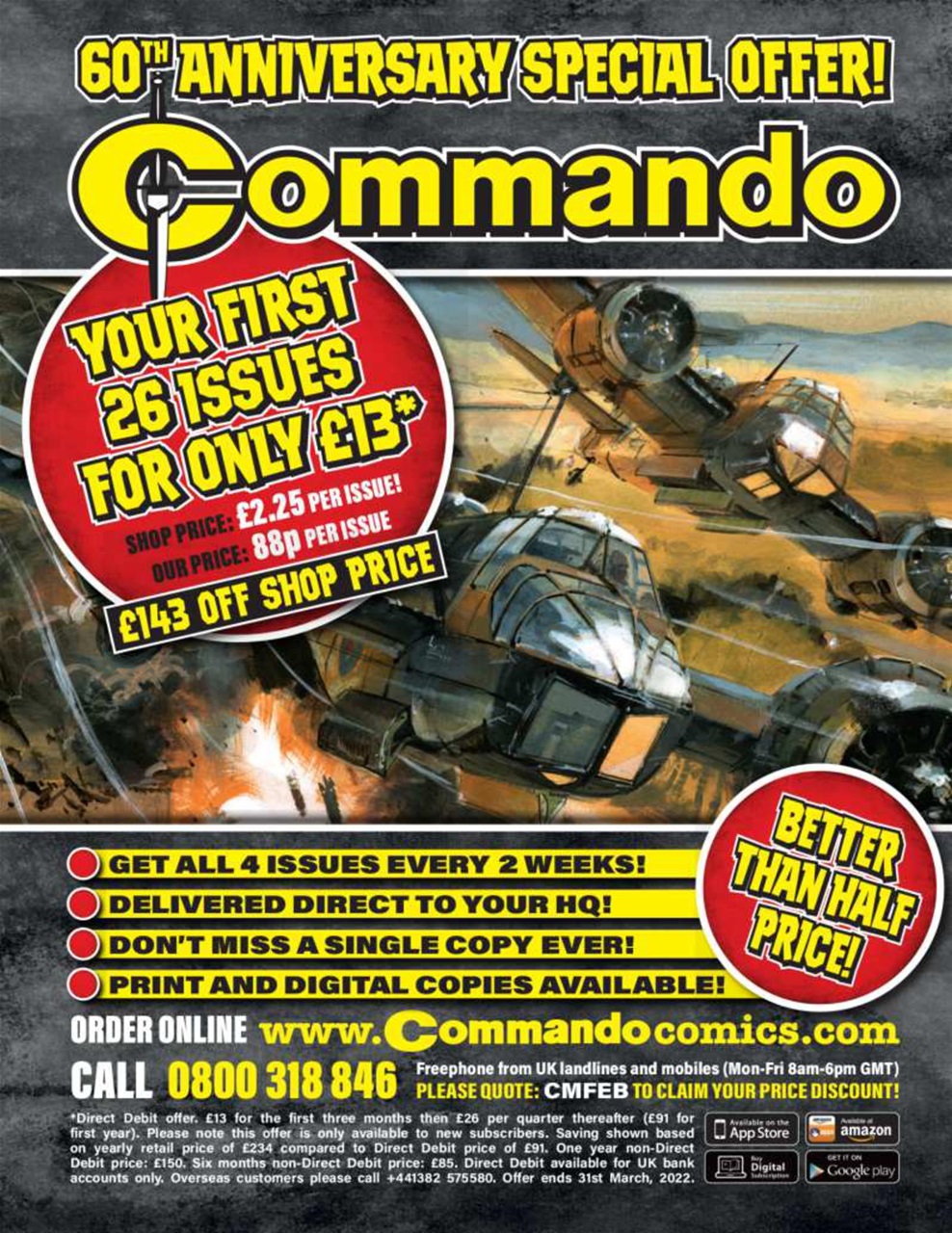 Commando Magazine - 5521 Back Issue