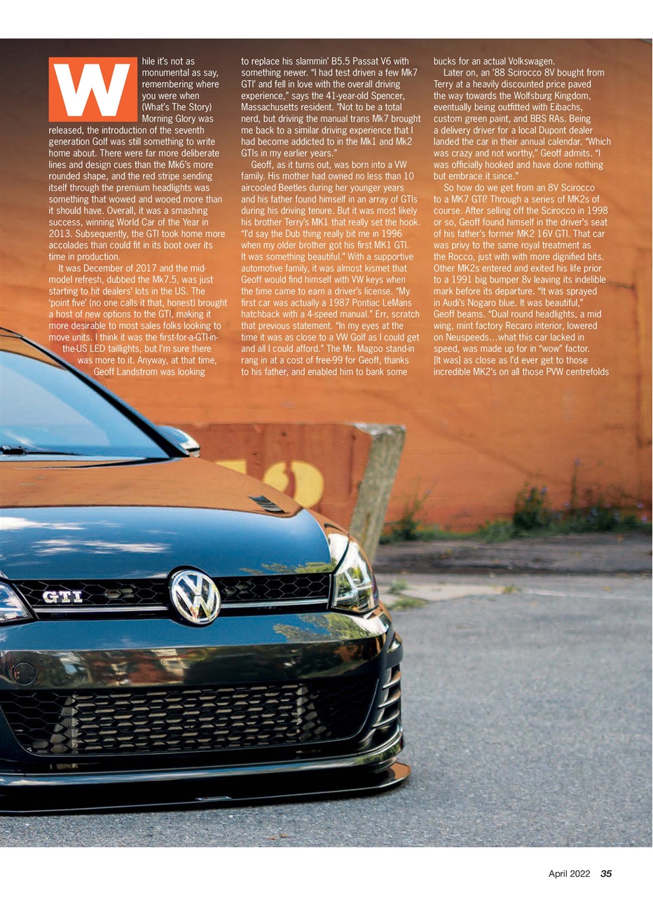 Performance VW Magazine - Apr-22 Back Issue
