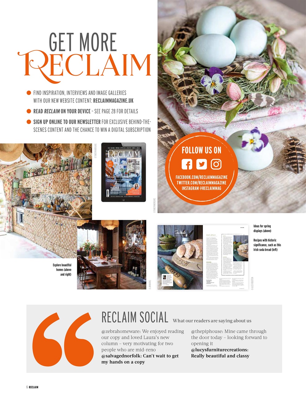 Reclaim Magazine - Issue 69 Subscriptions | Pocketmags