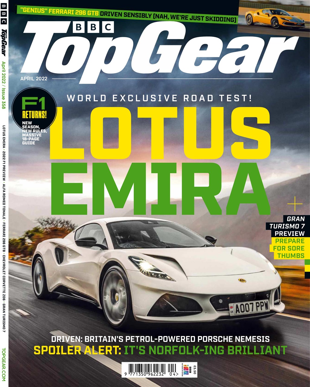 BBC Top Gear Magazine - April 2022 Back Issue