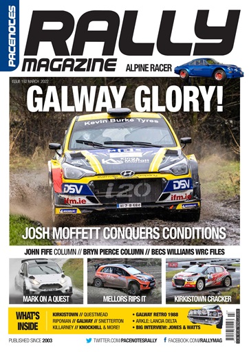Pacenotes Rally magazine - Issue 192 - MAR 2022 Back Issue
