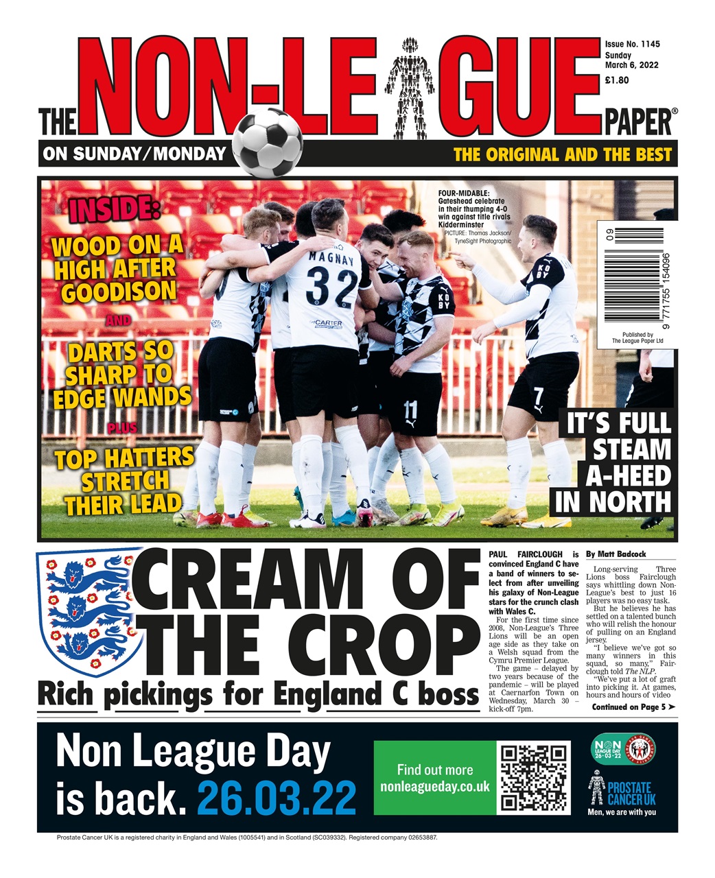 The Non-League Football Paper Magazine - 6 Mar 2022 Back Issue
