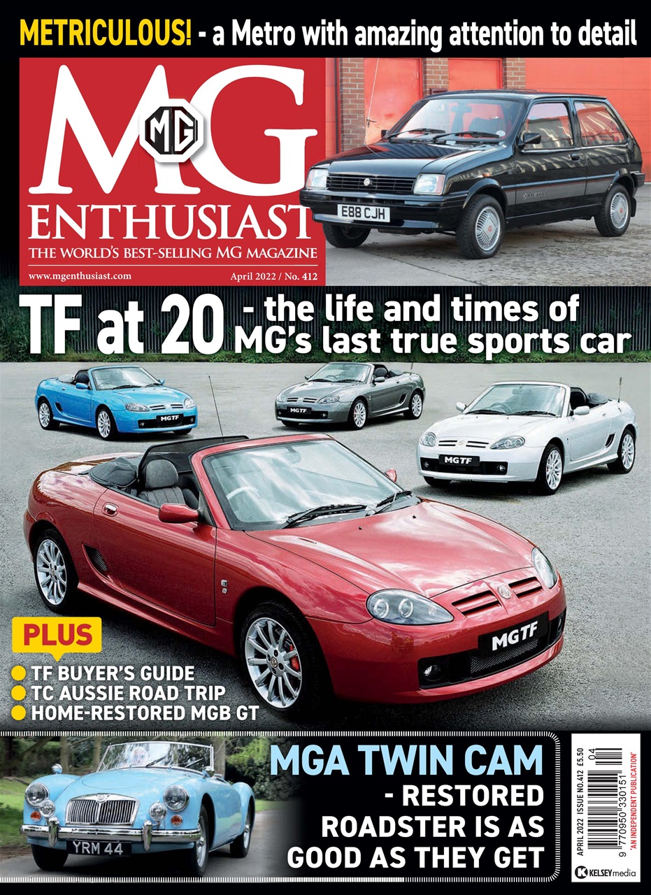 MG Enthusiast Magazine - Apr-22 Subscriptions | Pocketmags