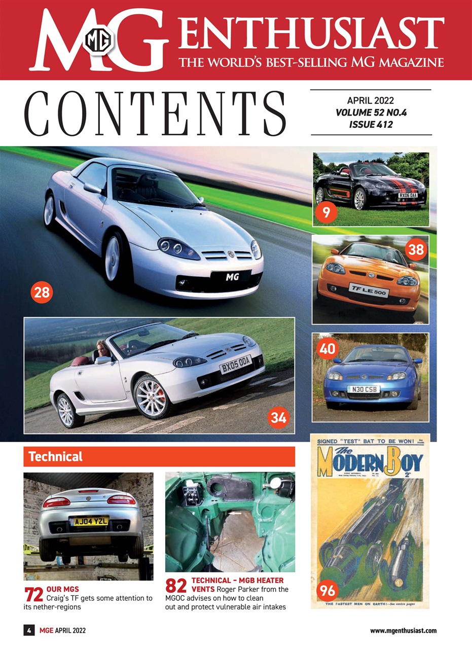 MG Enthusiast Magazine - Apr-22 Subscriptions | Pocketmags