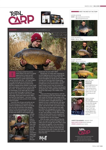 Total Carp Magazine - March 2022 Subscriptions | Pocketmags