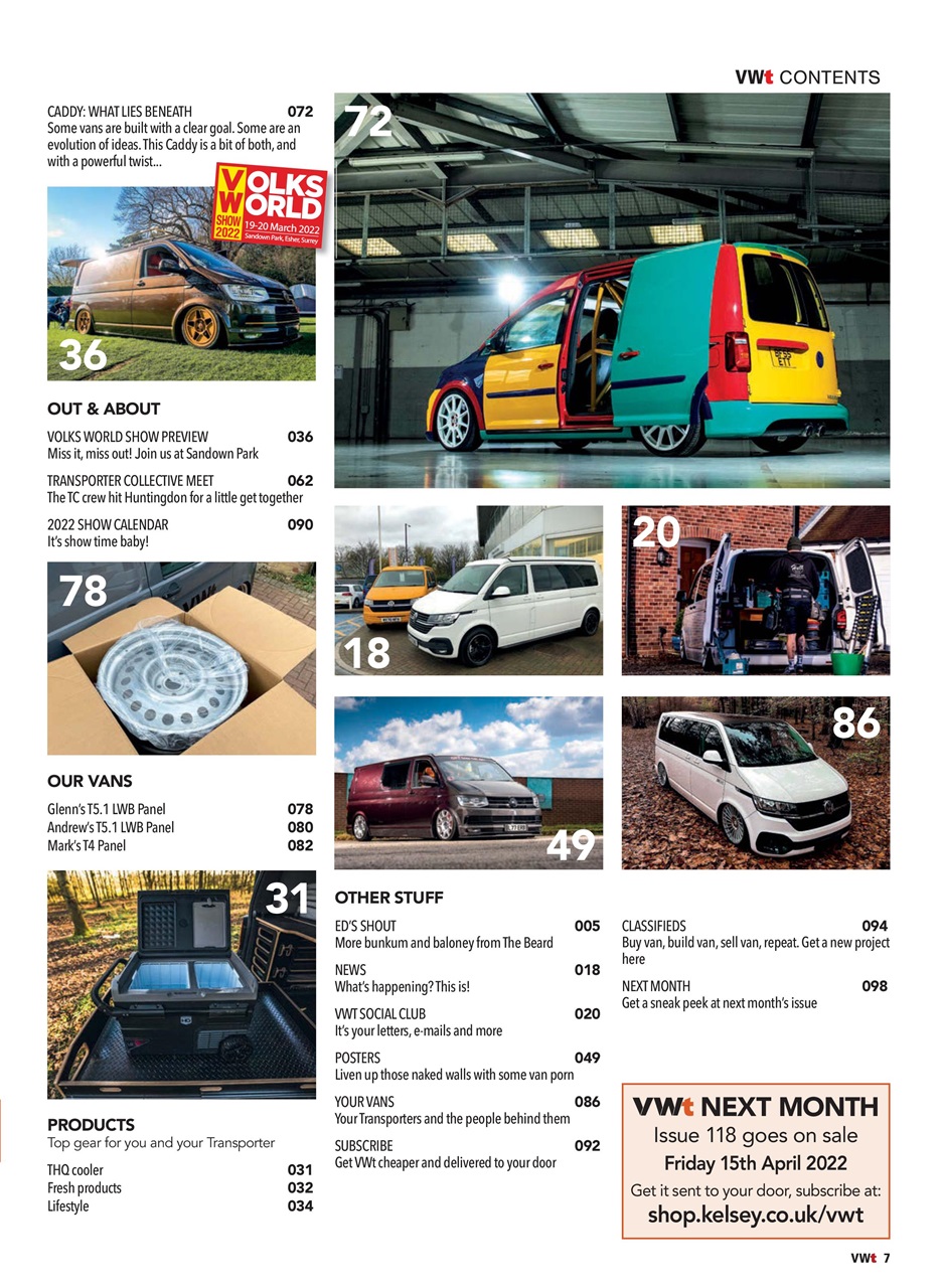 VWt Magazine - Issue 117 Spring 22 Subscriptions | Pocketmags