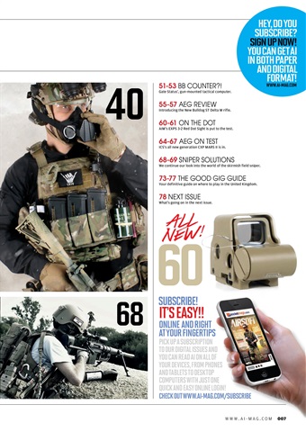 Airsoft International Magazine - Vol 17 Iss 12 Subscriptions | Pocketmags