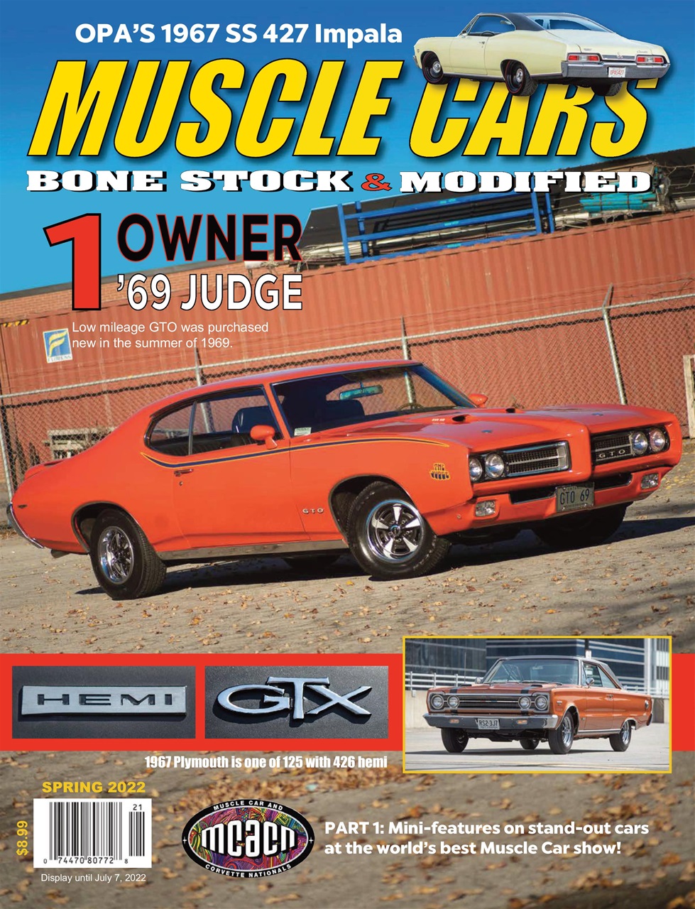 Muscle Cars Magazine - Spring 2022 Subscriptions | Pocketmags