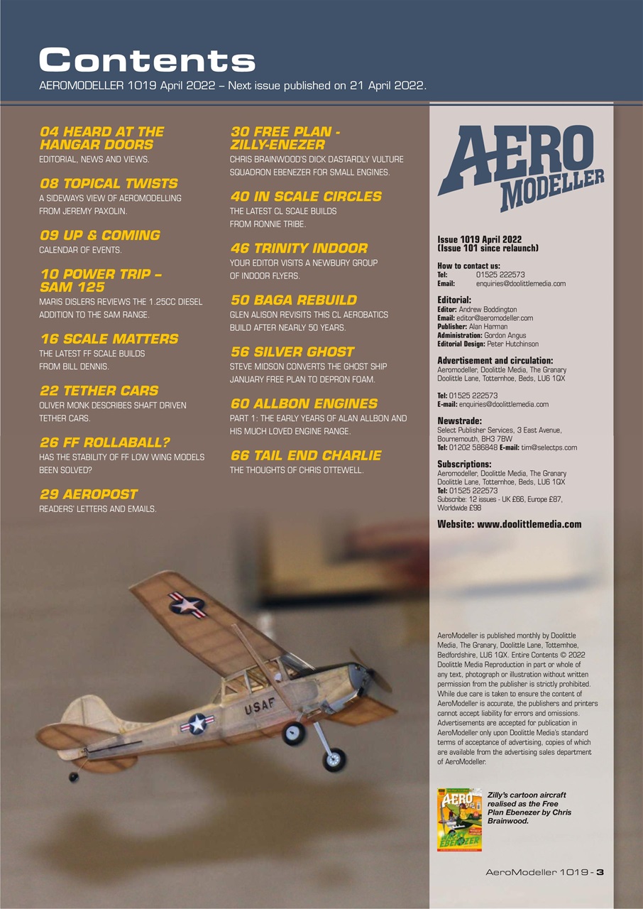 AeroModeller Magazine - April 22 Subscriptions | Pocketmags