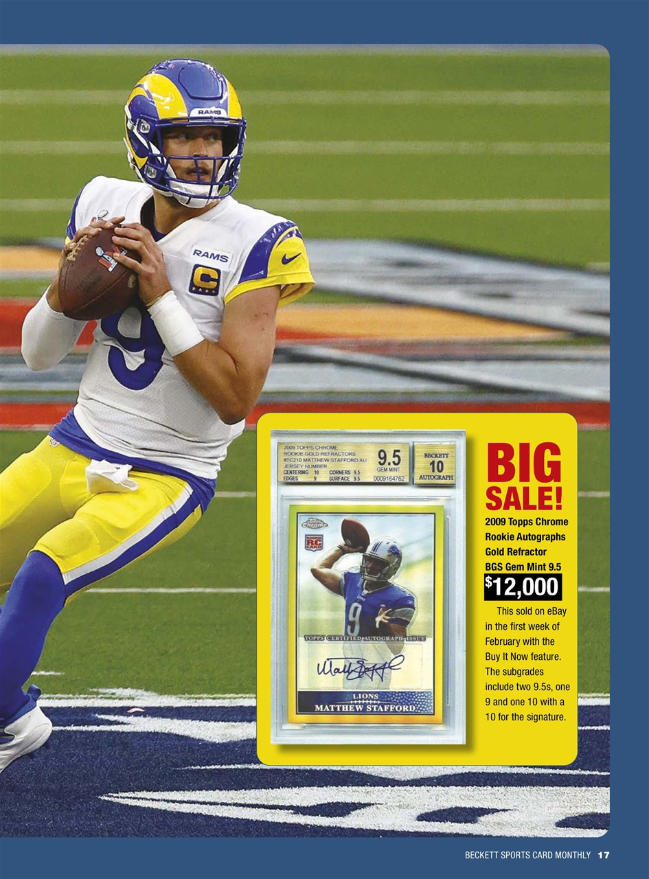 Sports Card Monthly Magazine - April 2022 Subscriptions | Pocketmags