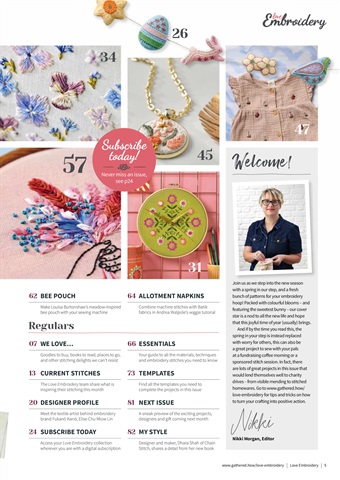 Love Embroidery Magazine - Issue 25 Subscriptions | Pocketmags