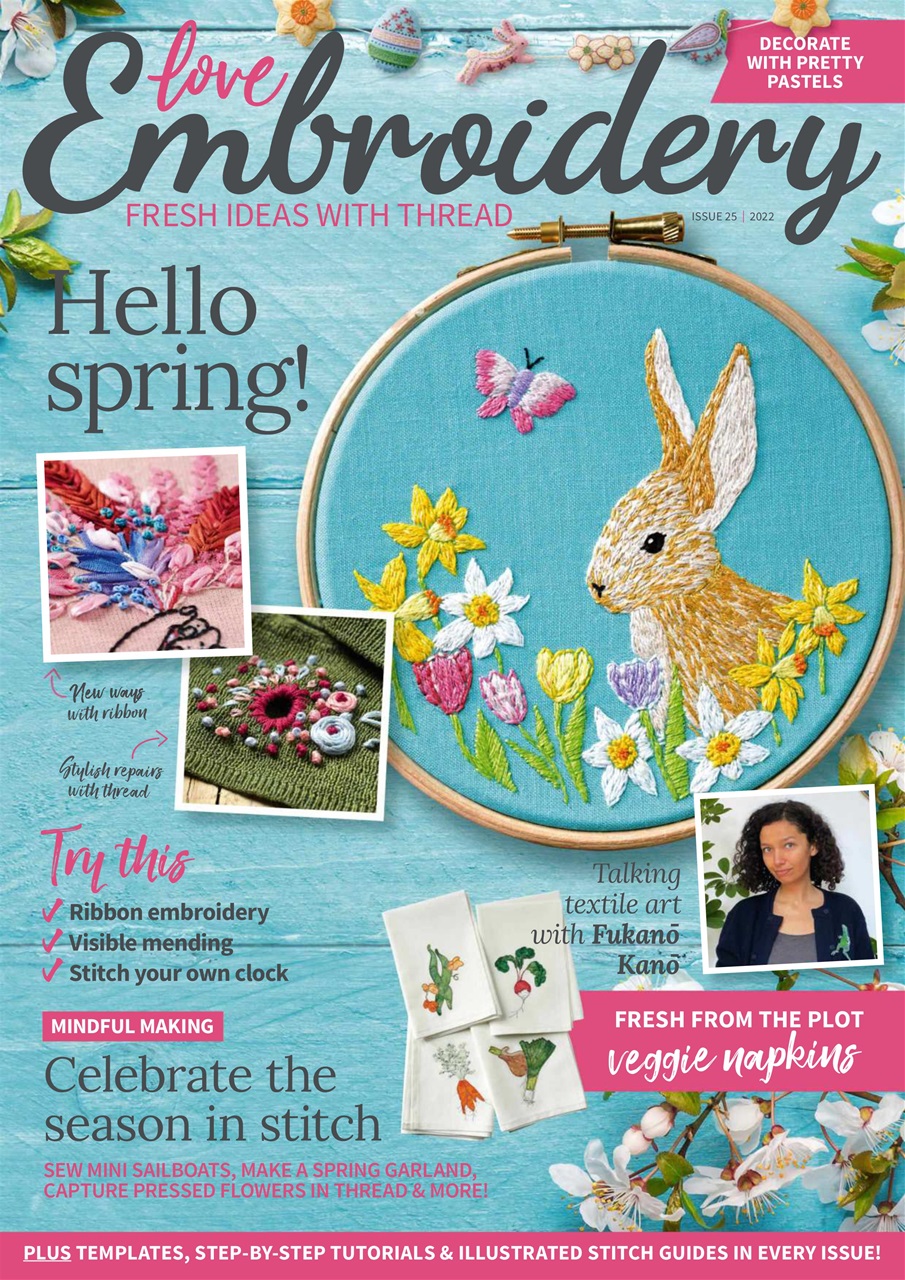 Love Embroidery Magazine - Issue 25 Subscriptions | Pocketmags