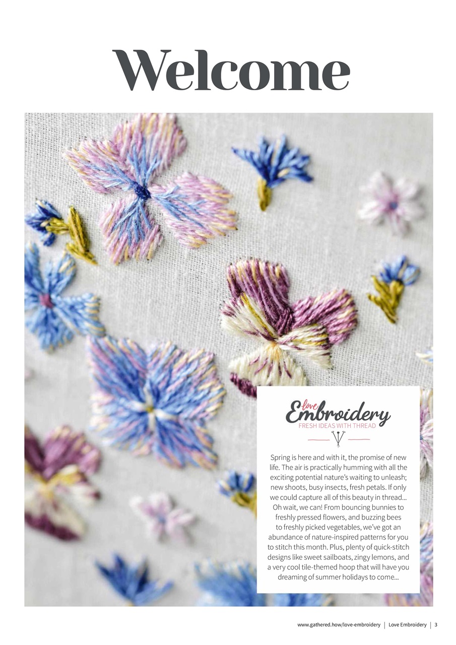 Love Embroidery Magazine - Issue 25 Subscriptions | Pocketmags