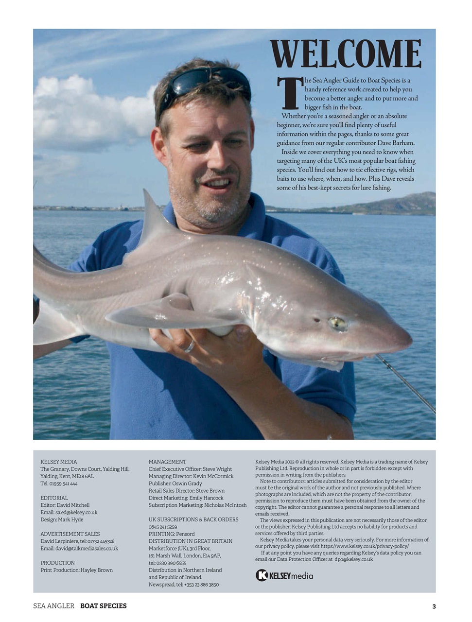 Sea Angler Guides Magazine - #5 Boat Species Back Issue